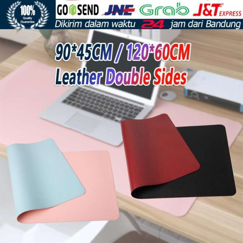 Jual Semua Ukuran Alas Mouse Pad Alas Meja Kerja Anti Air Kulit Desk ...