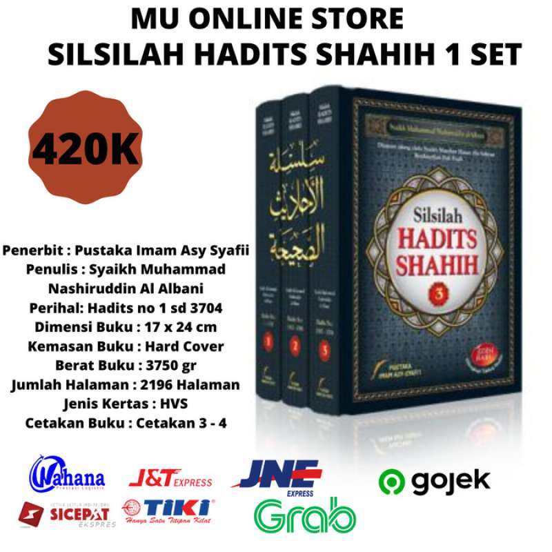 Jual Buku Islam Silsilah Hadits Shahih Pustaka Imam Syafii Di Seller ...