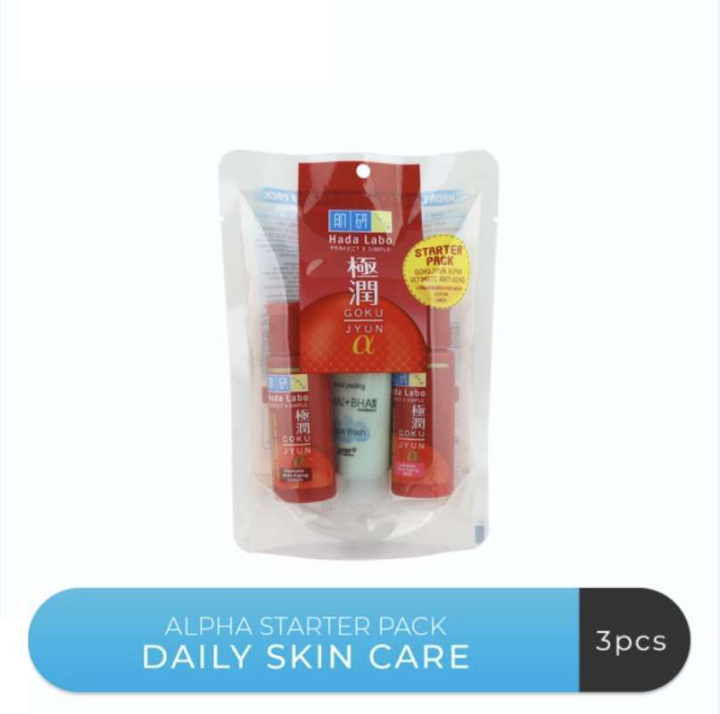 Promo Hadalabo Gokujyun Alpha Starter Pack Diskon 21% Di Seller Aisha ...