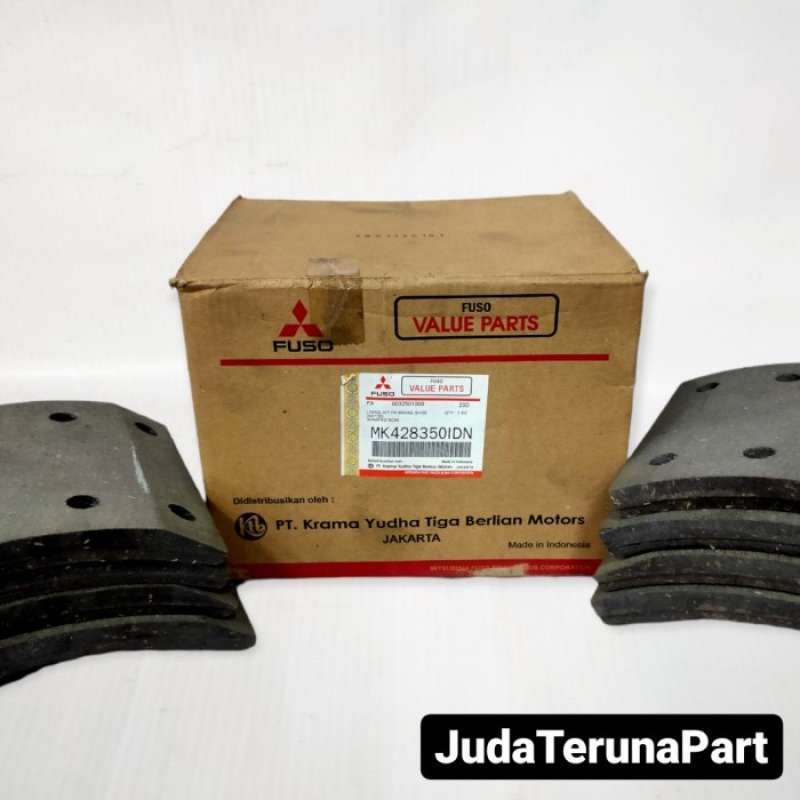 Jual Lining Kit FR Brake Shoe / Kampas Rem Fuso Fighter FN62F ...