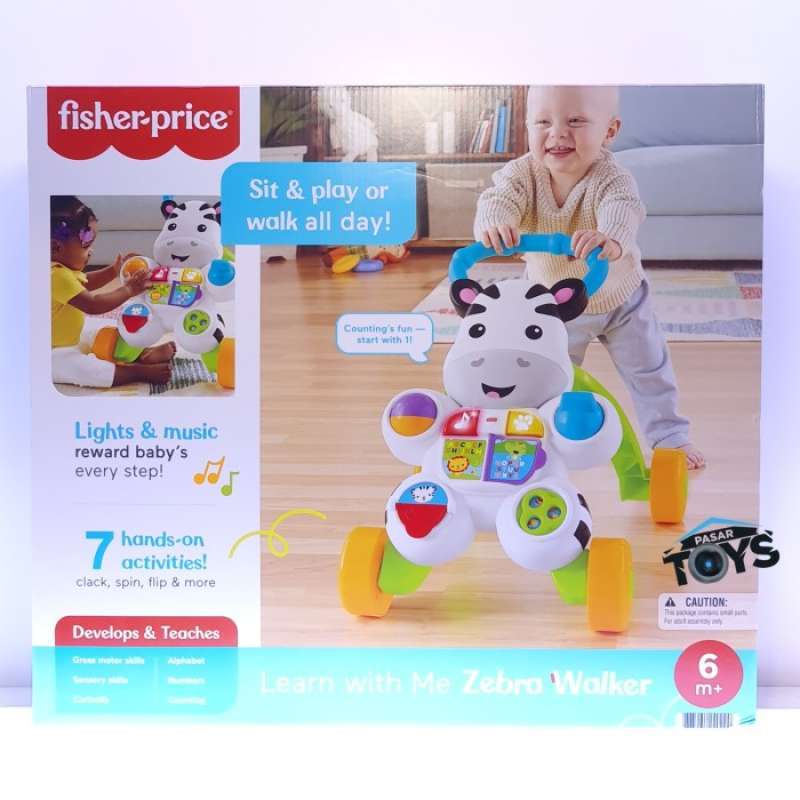 Promo Fisher Price Fisher-Price Learn With Me Zebra Walker Original ...