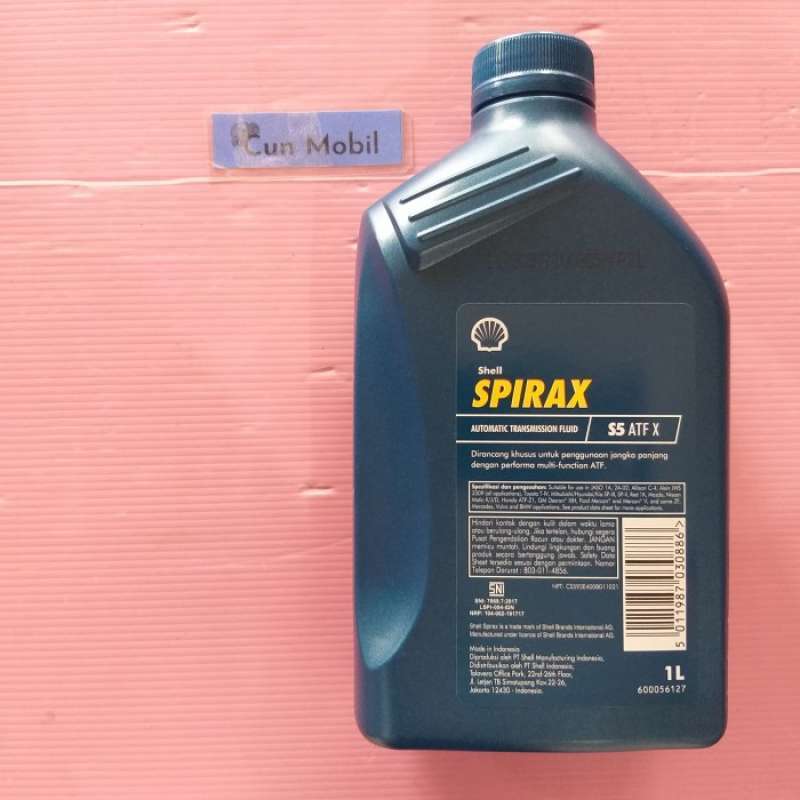 Jual OLI ATF SPIRAX SHELL S5 ATF X 1L di Seller Mqueen Auto Car - Duren ...