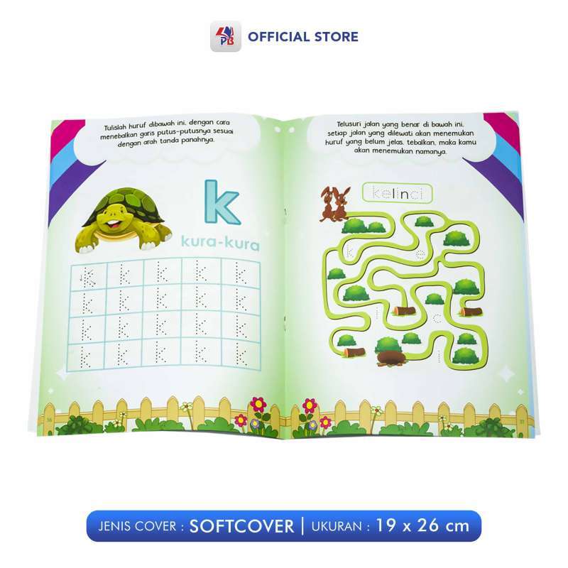 Jual Buku Belajar Anak Tk Paud Abc Pandai Menulis Huruf Dan Angka / 10 ...