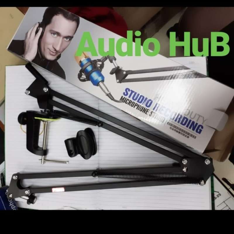 Promo Limited Stand Mic Robot Rp7 Stand Microphone Recording Studio ...