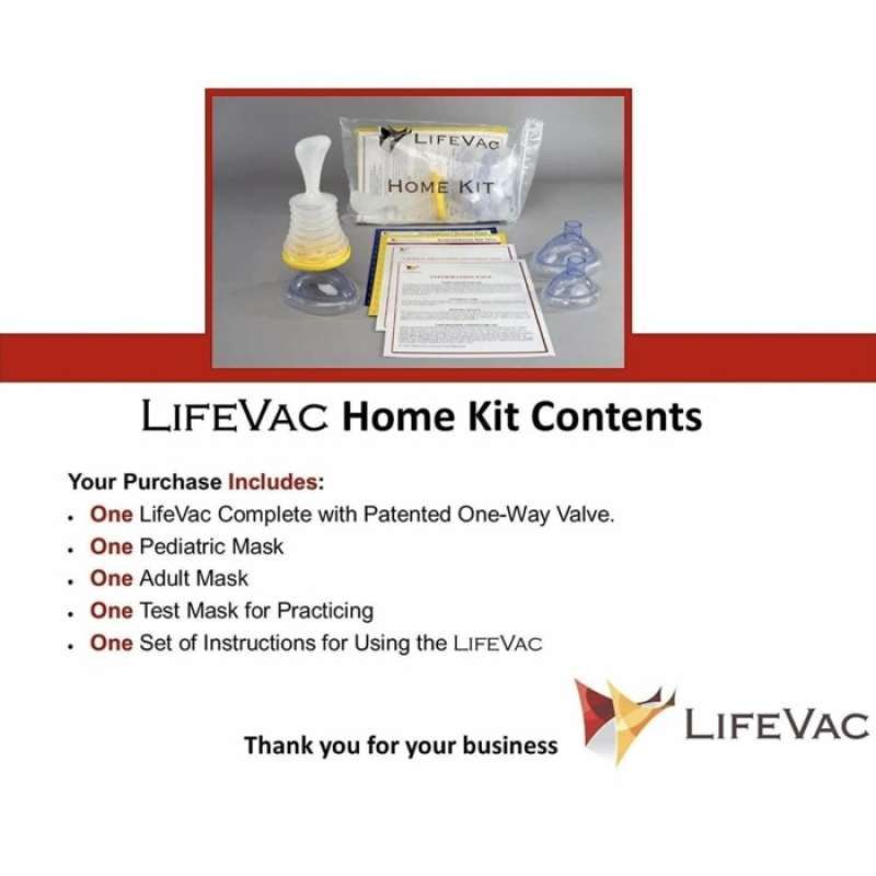 Jual LifeVac - Choking Rescue Device Home Kit for Adult and Children di ...