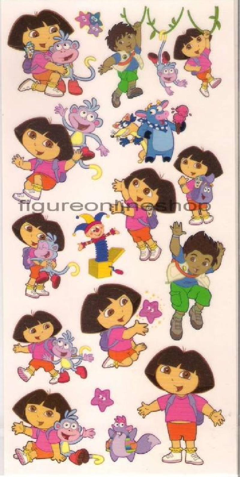 Jual Stiker Tattoo Dora & Friends Di Seller Figure Online Shop - Taman ...