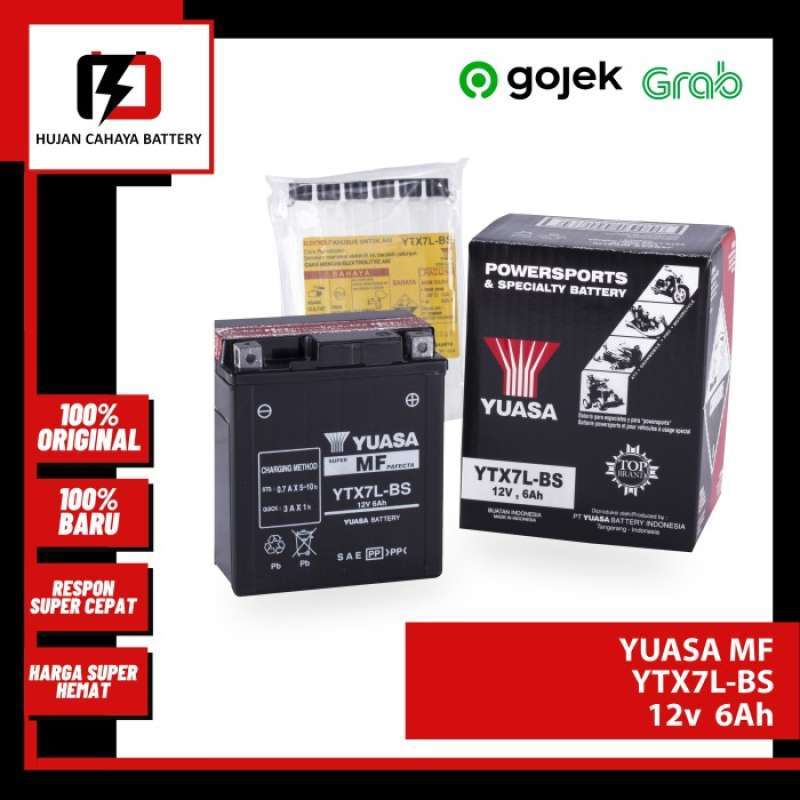 Jual Aki Motor Vespa / Piaggio Lx 150, Vespa Primavera 150 / Yuasa Ytx7l-bs Di Seller Tdr ...