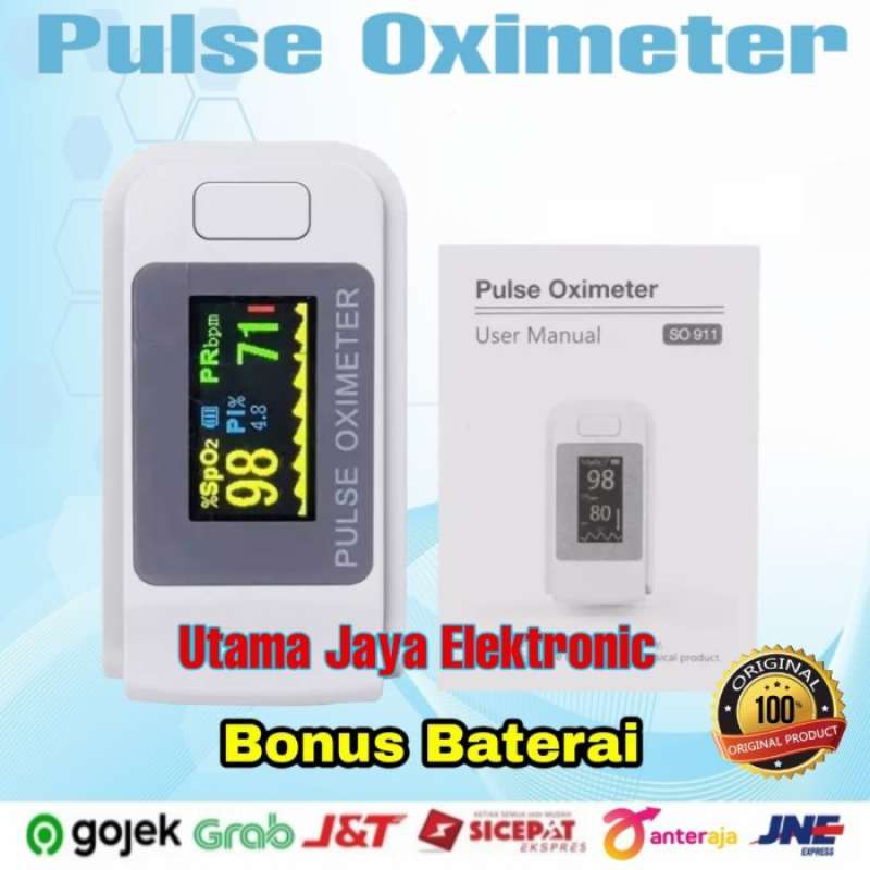 Jual Oximeter Fingertip Pulse Oximetry Sp02 Alat Cek Detak Jantung ...