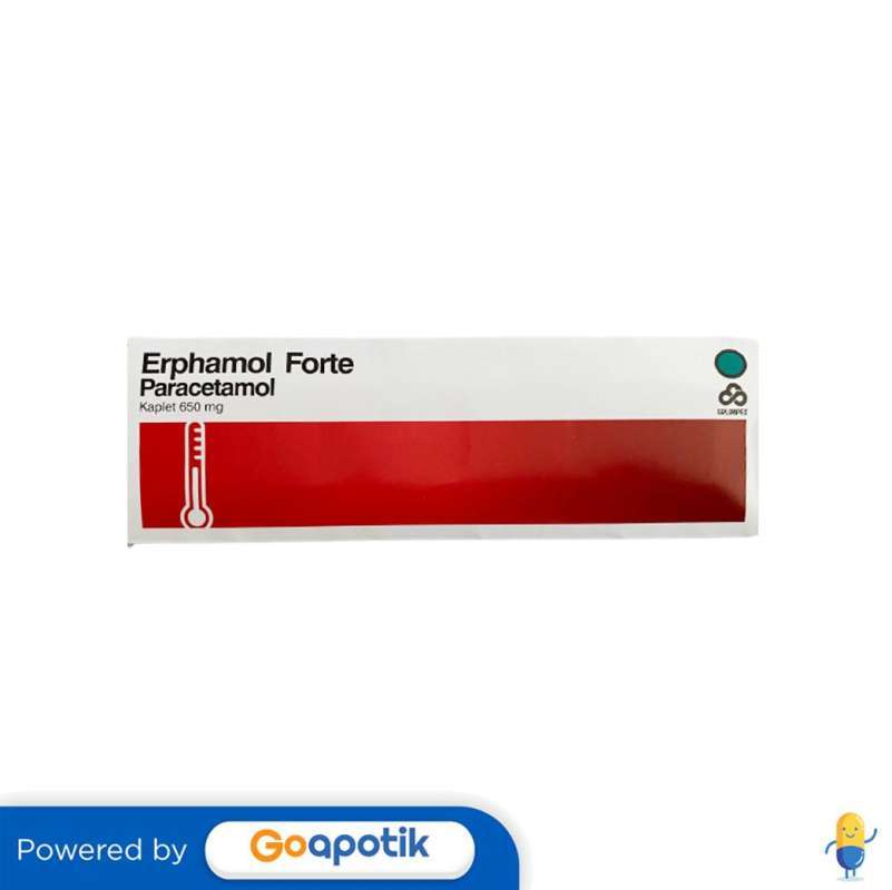 Jual ERPHAMOL FORTE 650 MG STRIP 10 KAPLET di Seller Apotek Swadaya ...