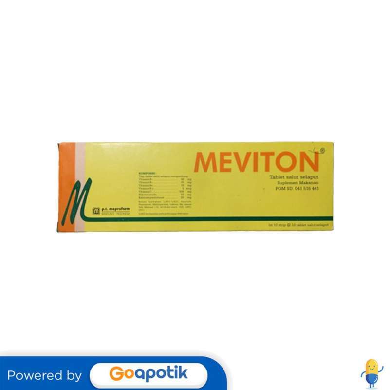 Jual Meviton Box 100 Tablet Di Seller Apotek Sanjaya - Bukuan, Kota ...