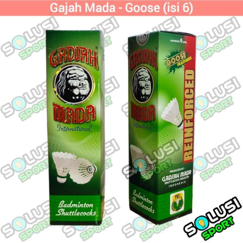 Jual Gajah Mada Goose Shuttlecock Kock Kok Bulutangkis Badminton Original di Seller Hylos Store ...