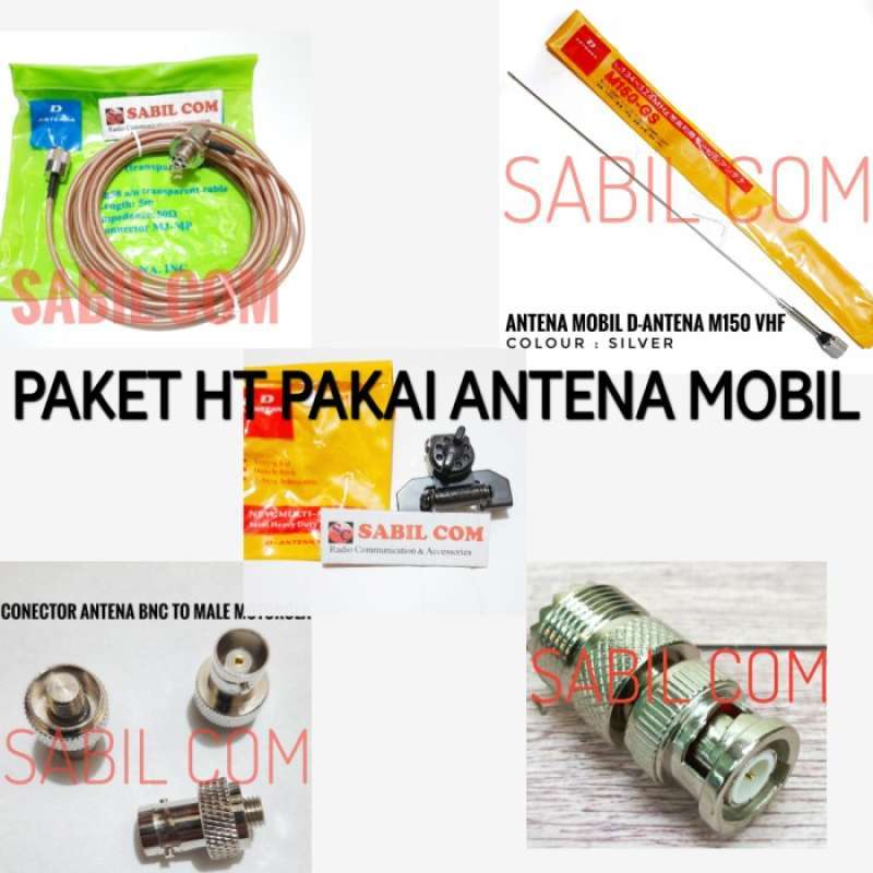 Promo Terbaik Paket Antena Radio Rig Dan Ht Vhf Pakai Antena Mobil M150 ...