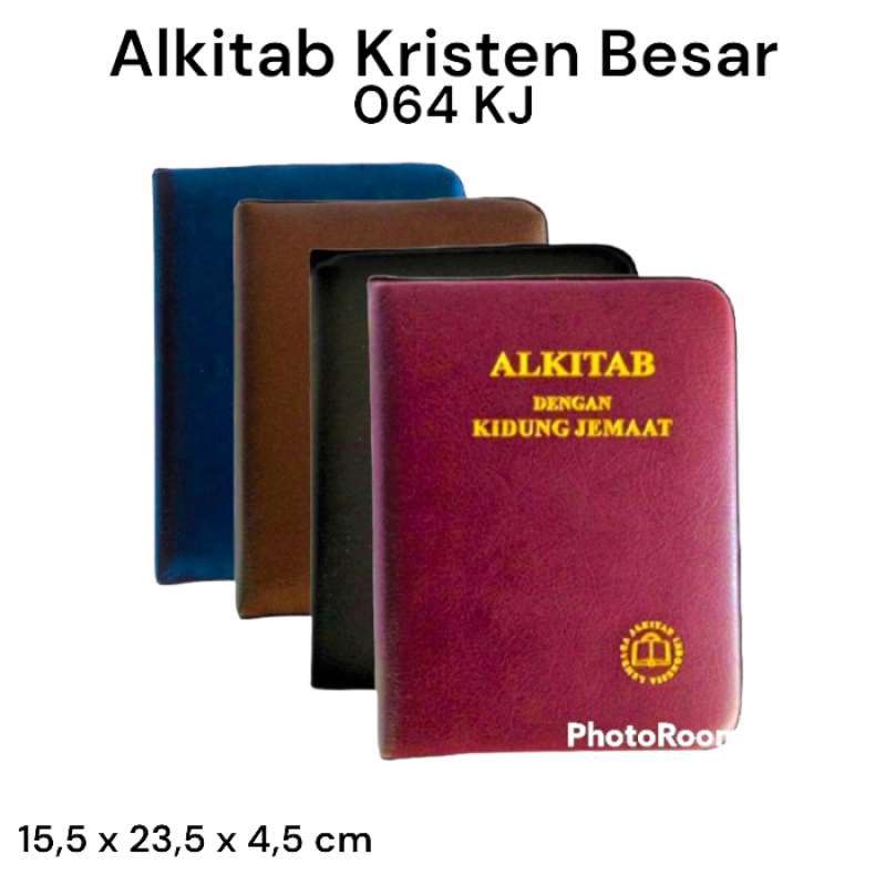 Jual Alkitab Kristen Kidung Jemaat Ukuran Besar Sampul Resleting Tb 064 ...
