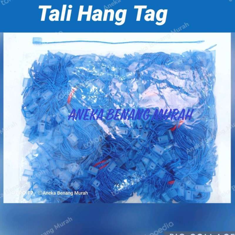 Jual String Pin Benang Laundry - Tali Hang Tag Biru Benhur @1000pcs di ...