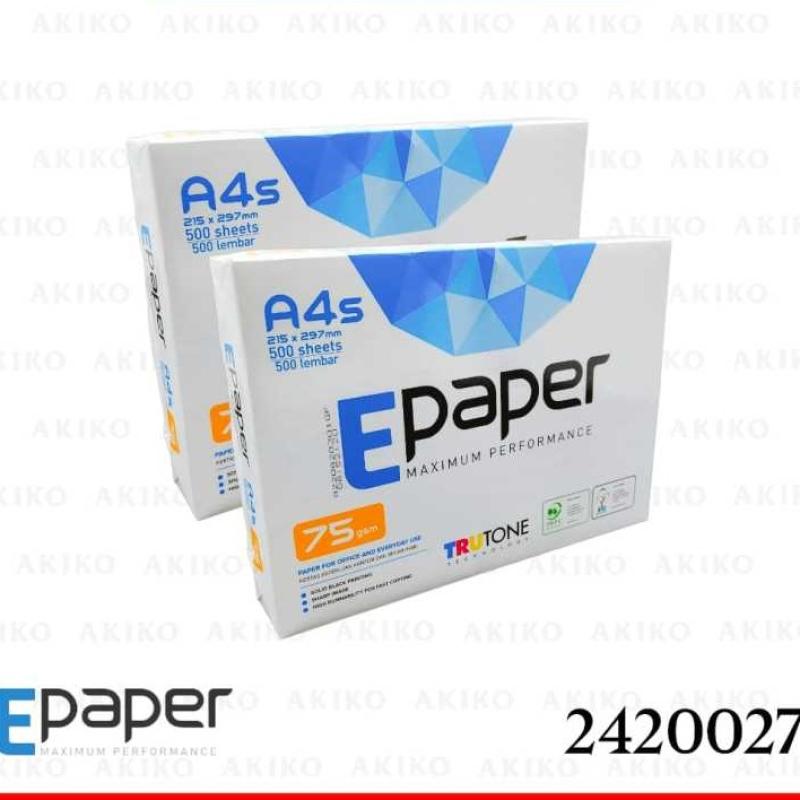 Jual Kertas E-paper FC 75gsm A4s di Seller Akiko Indonesia - Jaya, Kab ...
