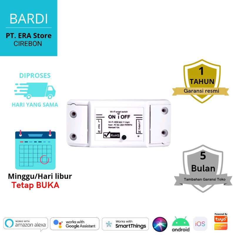 Jual Bardi Smart Breaker Saklar On/of Switch Wireless Lot Home ...