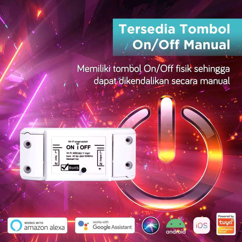 Jual Bardi Smart Breaker Saklar On/of Switch Wireless Lot Home ...