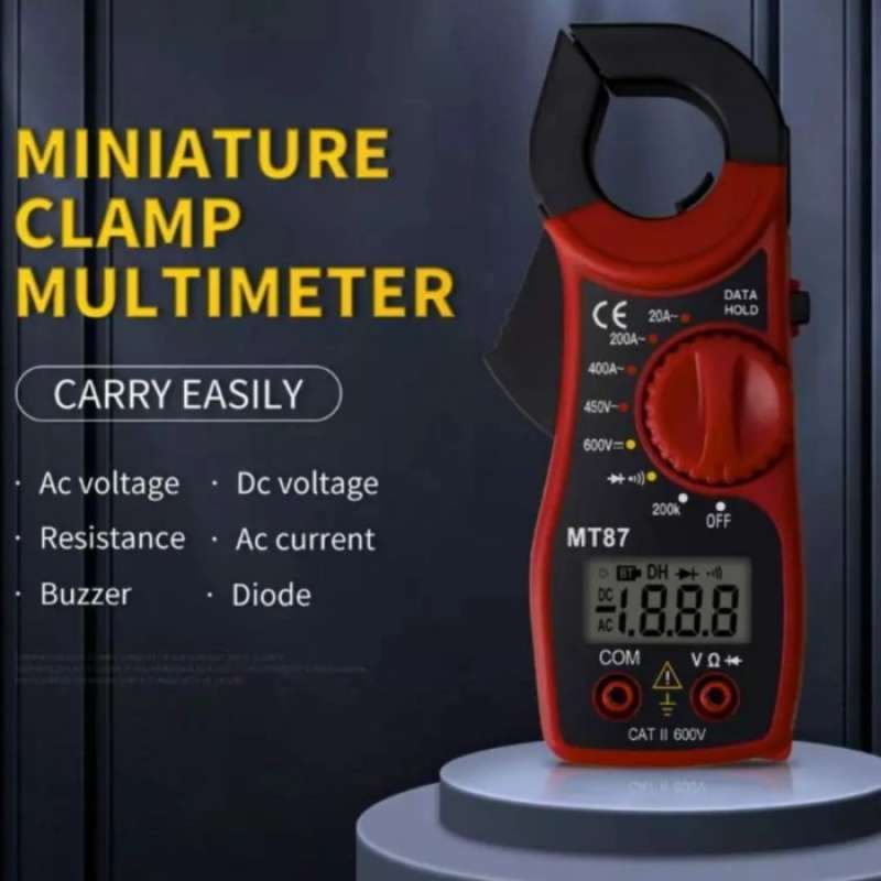 Promo Clamp Penjepit Arus Listrik Multimeter Ammeter Portable Alat Ukur ...