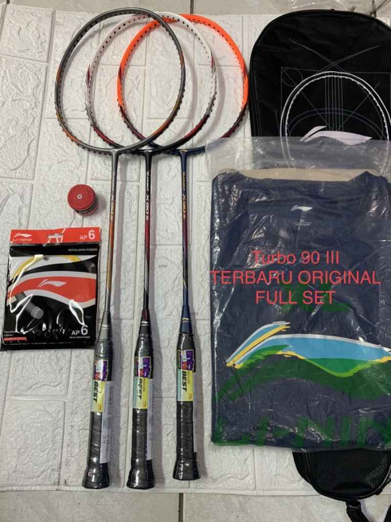 Jual Raket Badminton New Lining Turbo X 90 Iii/ X90 Ultralight Head ...