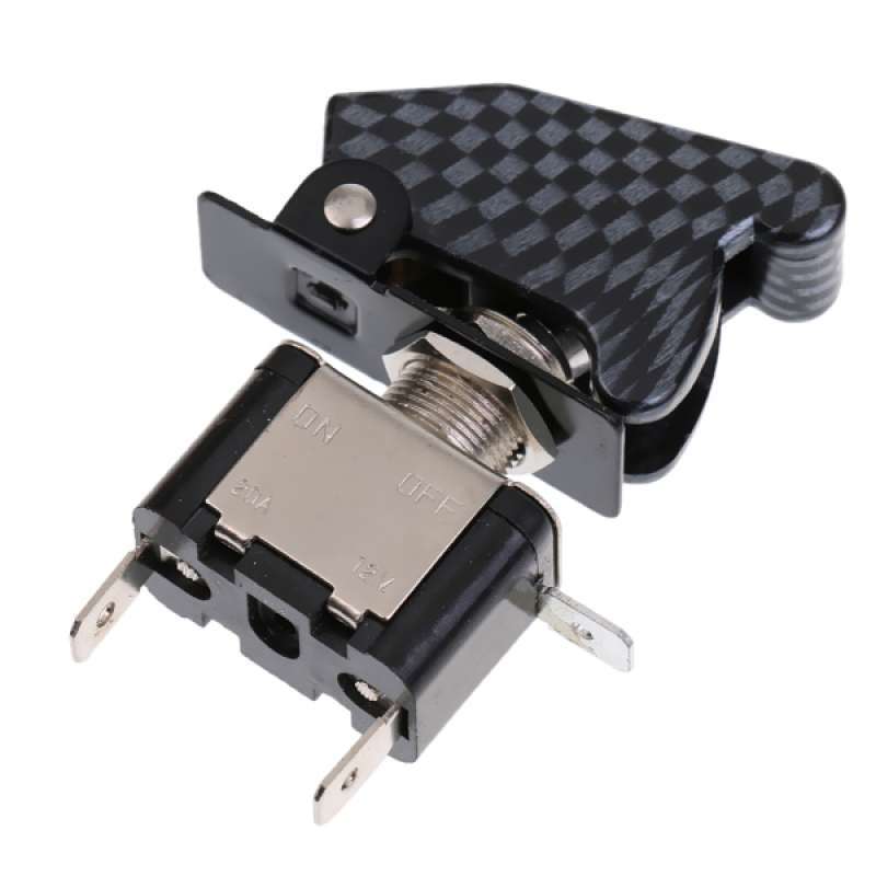 Promo DC 12V 20A Universal Toggle Rocker Switch with Red LED Light for ...