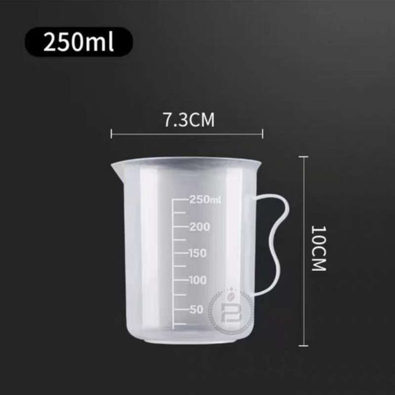 Jual Gelas ukur plastik 250ml measuring cup 250ml murah garis bening ...