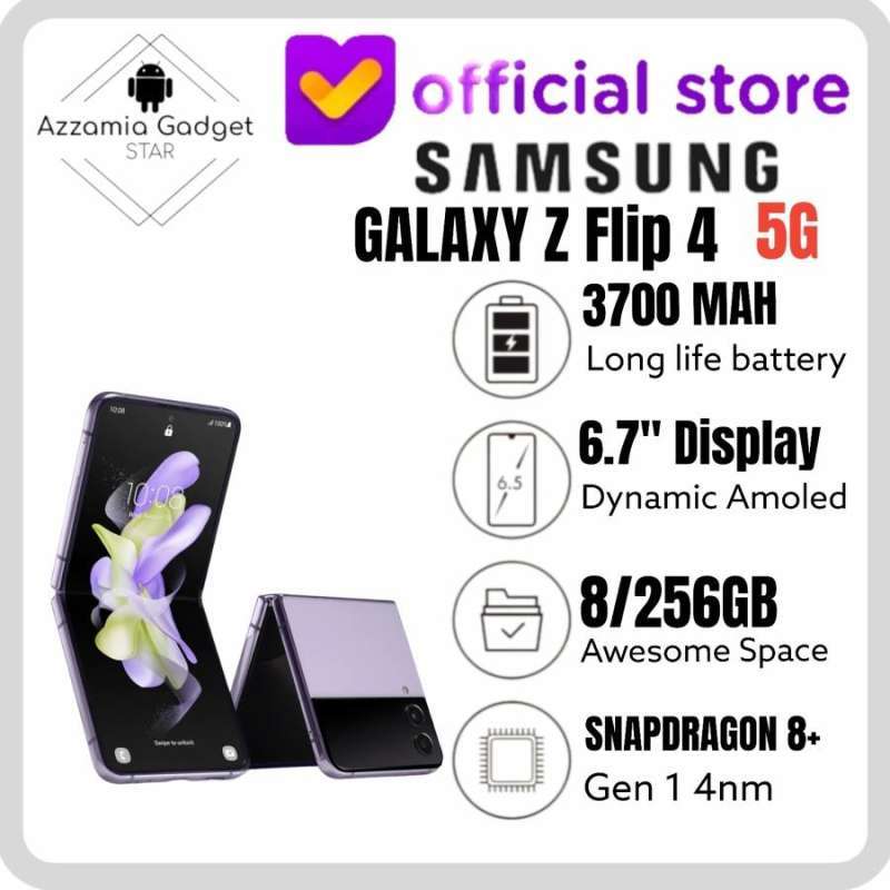Jual Samsung Galaxy Z flip 4 5G 256GB Garansi Sein Resmi - 8/512GB GRAPHITE di Seller Azzamia ...