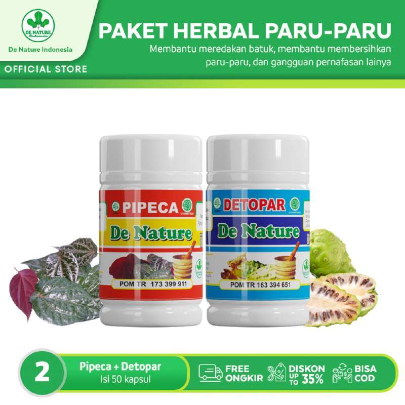 Jual Obat Detopar Pipeca Denature Atas Paru-paru, Tbc, Batuk Berdarah ...