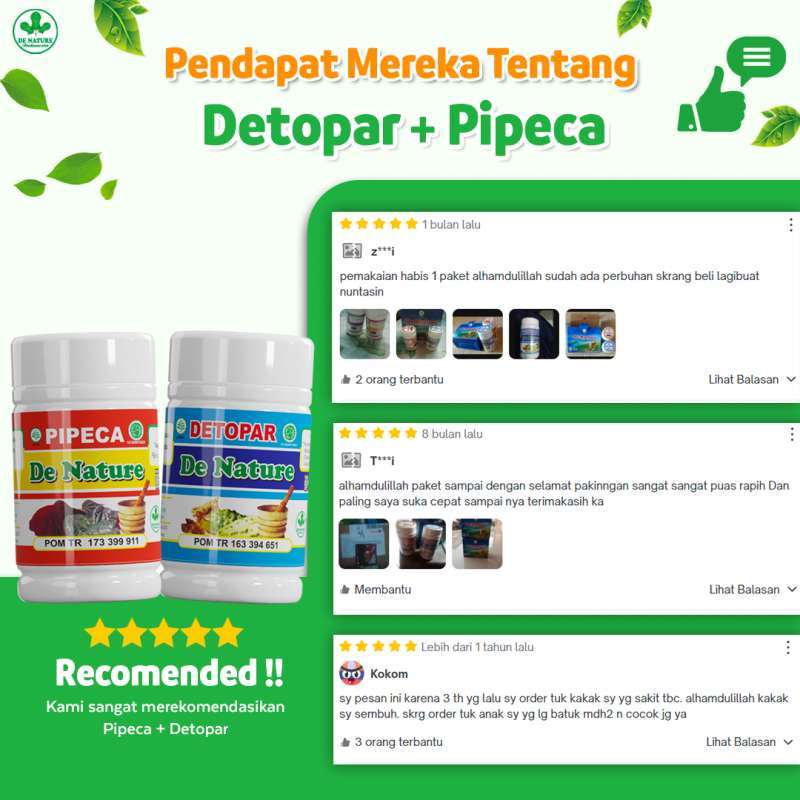 Jual Obat Detopar Pipeca Denature Atas Paru-paru, Tbc, Batuk Berdarah ...