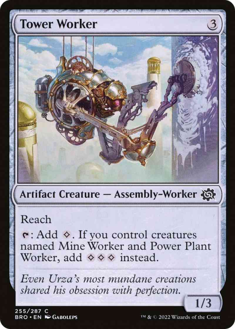 Jual Kartu MTG - Tower Worker (Foil) - BRO - Common - EN - 255 di ... Jual Kartu MTG - Tower Worker (Foil) - BRO - Common - EN - 255 di ...
