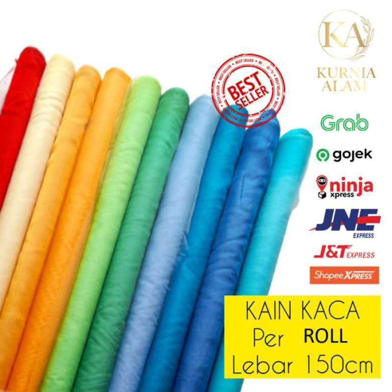 Jual Kain Kain Kaca Per Roll Gulungan 45 Meter Lebar 150 cm di Seller Uhilaa Shop - Kab. Bekasi ...