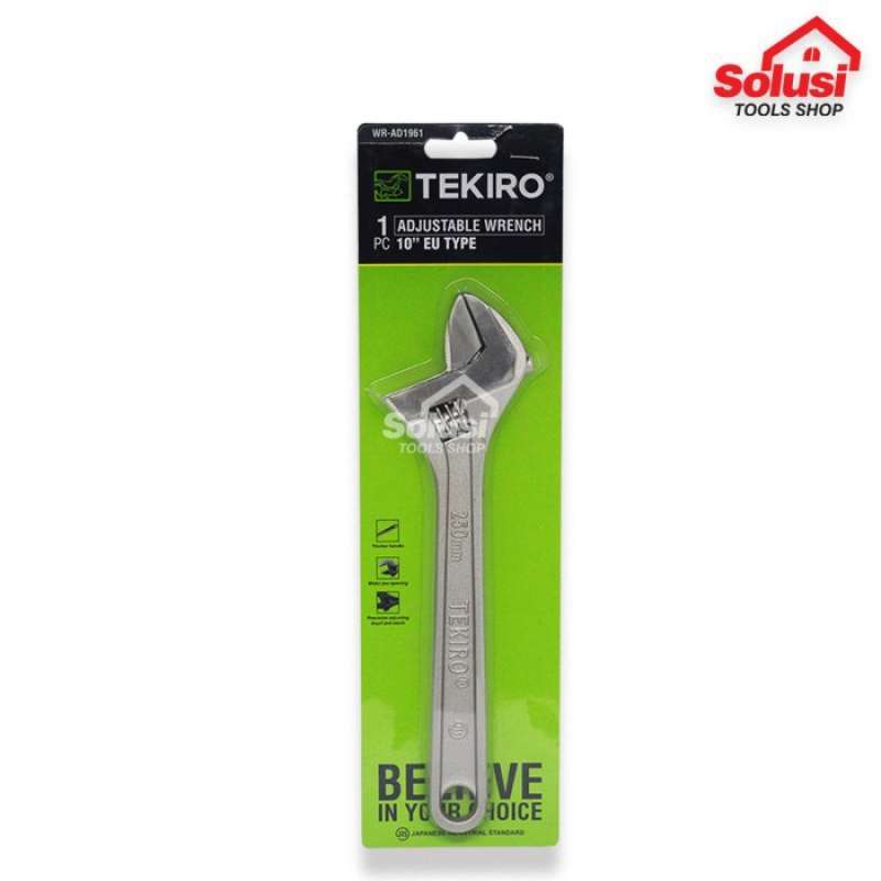 Promo TEKIRO Kunci Inggris 10 WR-AD1961 / Adjustable Wrench SOLUSITOOLS ...