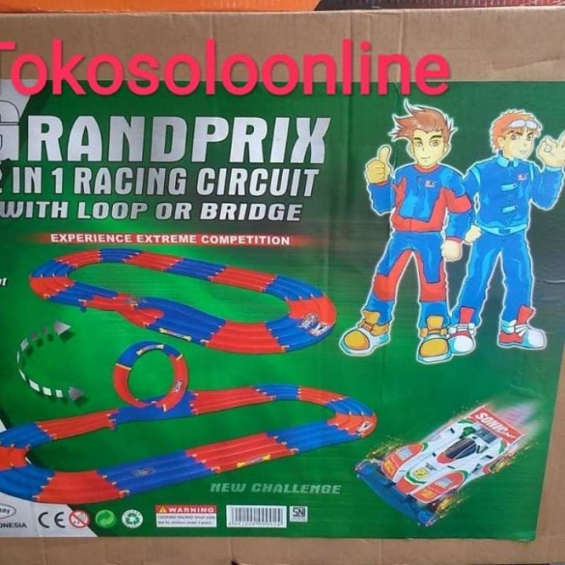 Promo Track Tamiya 3 Jalur Image Interchange Grand Prix 2 In 1 Bridge ...