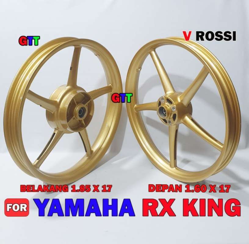 Jual Velg Racing V.rossi Yamaha Rx King Gold Matte Ring 17 Di Seller ...