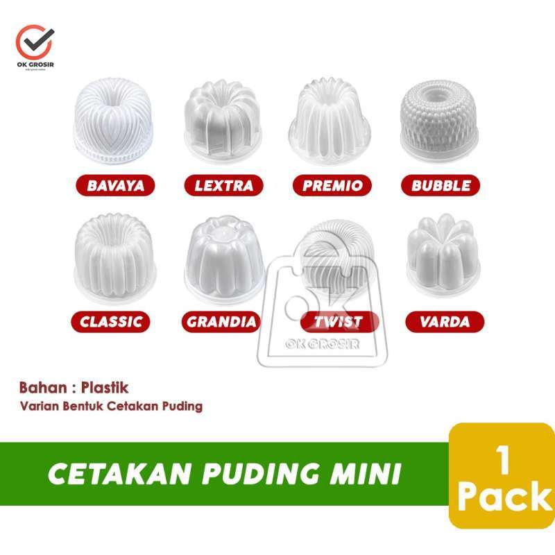Promo Cetakan Puding Mini / Aneka Cetakan Agar Agar Plastik Mini (1 ...