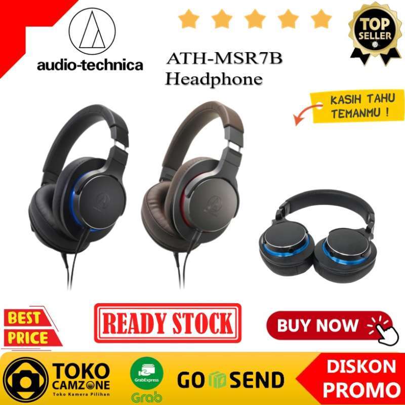 Promo Audio Technica Ath-msr7b Over-ear High-resolution Headphones ... Promo Audio Technica Ath-msr7b Over-ear High-resolution Headphones ...