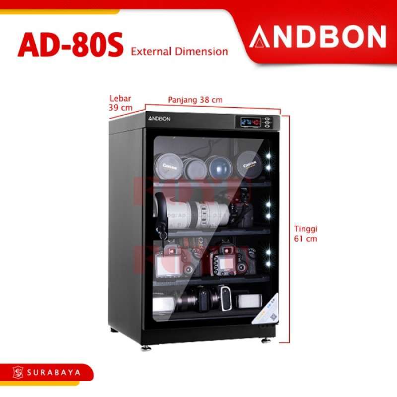 Jual Andbon Ad-80s | Electric Dry Cabinet With Digital Control 80l Di Seller Haileyy Shop ...