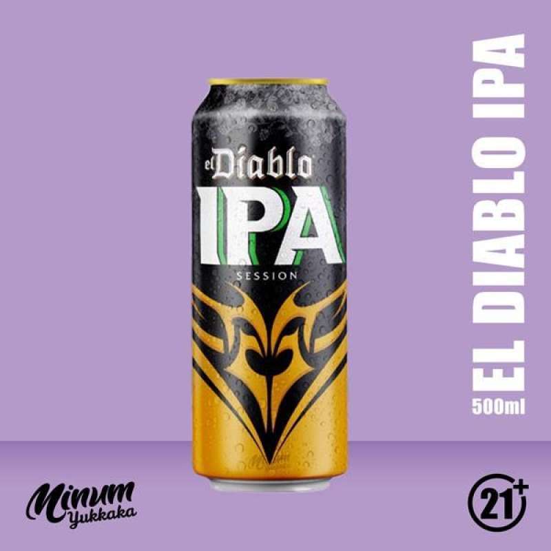 Jual El Diablo IPA Kaleng 500ml di Seller Minum Yuk Kaka - Marga Mulya ...