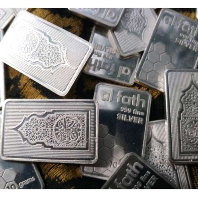 Jual Perak batangan alFath 10 gr gram silver murni non Antam Nadir ...