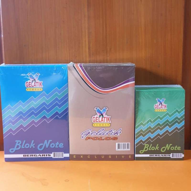 Jual Stationery Blok Note Bergaris Polos A6 A5 Gelatik Kembar Block ...