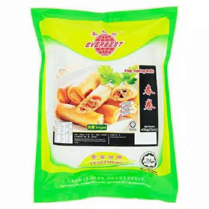 Jual Vegetarian Spring Roll / Popiah / Lumpia Vegetarian (Vegan ...