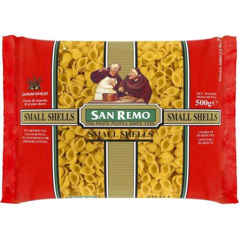 Jual Pasta Small Shells SanRemo San Remo Small Shells Australian Pasta ...