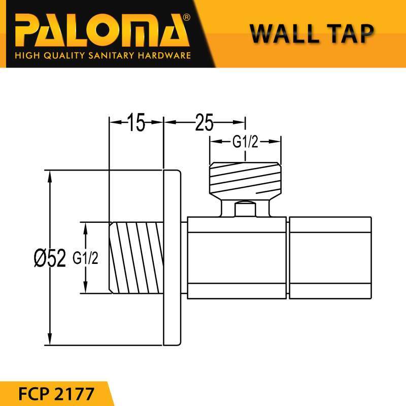Promo Paloma Keran Stop Toilet Wc Jet Shower Valve Tembok Kran Air ...