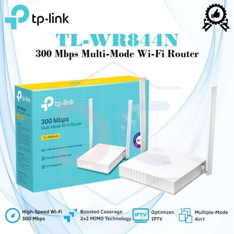 Promo Tp-link Tl-wr844n 300mbps Multi-mode Wi-fi Router Diskon 11% Di ...