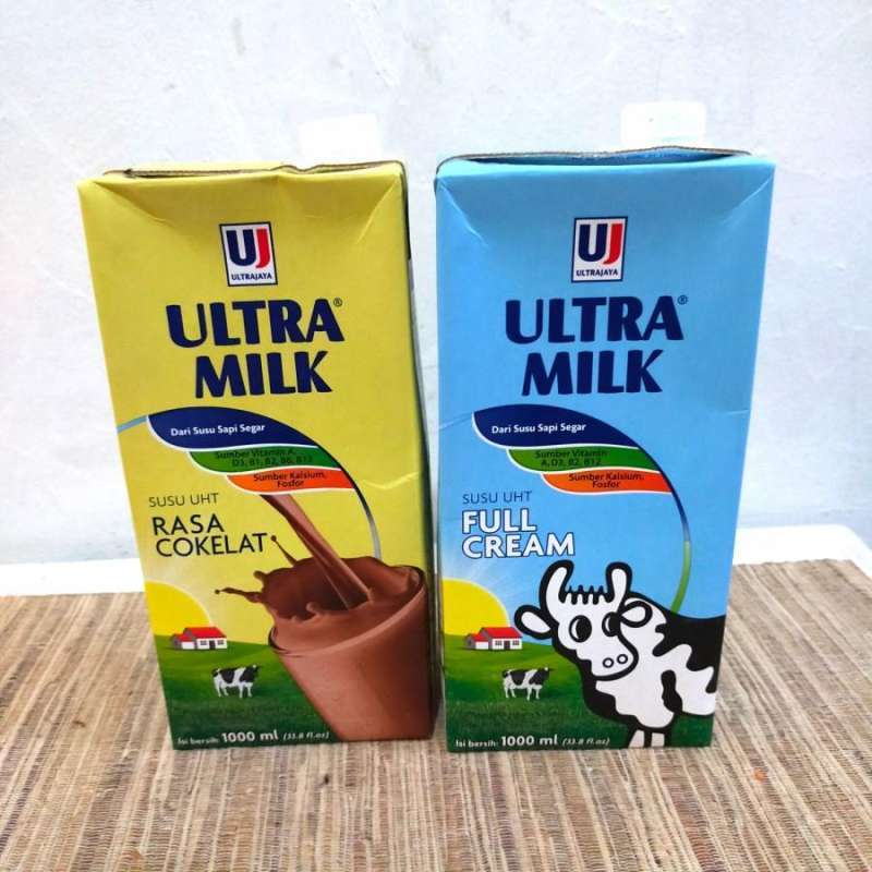 Jual Susu Ultra 2x 1000ml Duo Susu Uht Ultra Milk Full Cream Dan ...