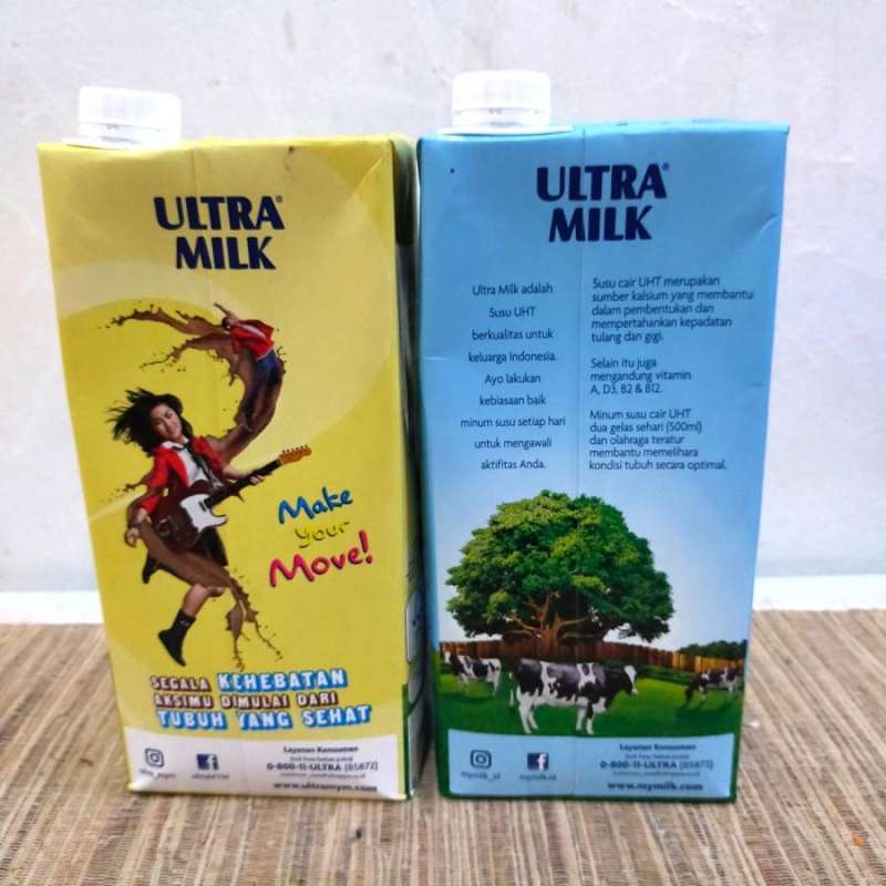 Jual Susu Ultra 2x 1000ml Duo Susu Uht Ultra Milk Full Cream Dan ...