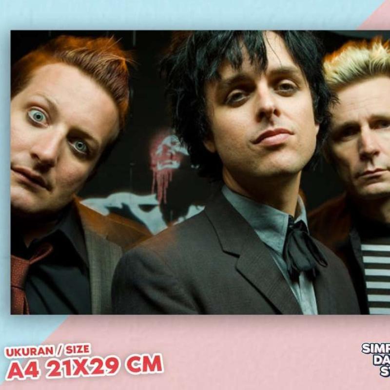 Jual Poster Green day Bisa Request Custom gambar sendiri Foster Penyayi ...