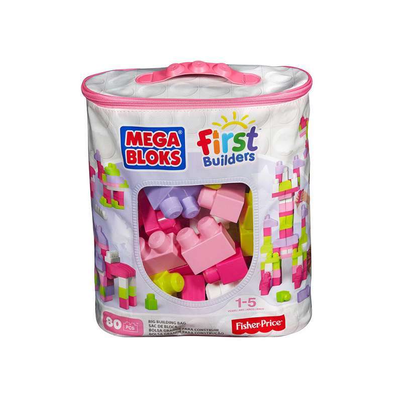 Jual Mega Bloks First Builders Big Building Bag, 80-Piece di Seller ...