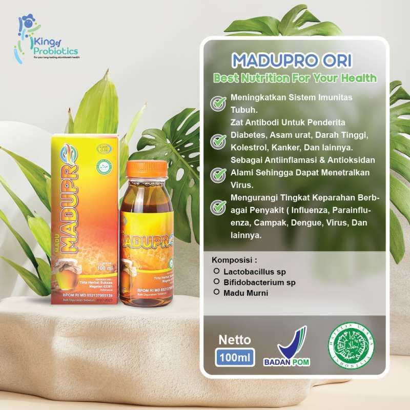 Jual Bioth Madupro Original Probiotik Kemasan Botol 100ml Herbal Alami ...