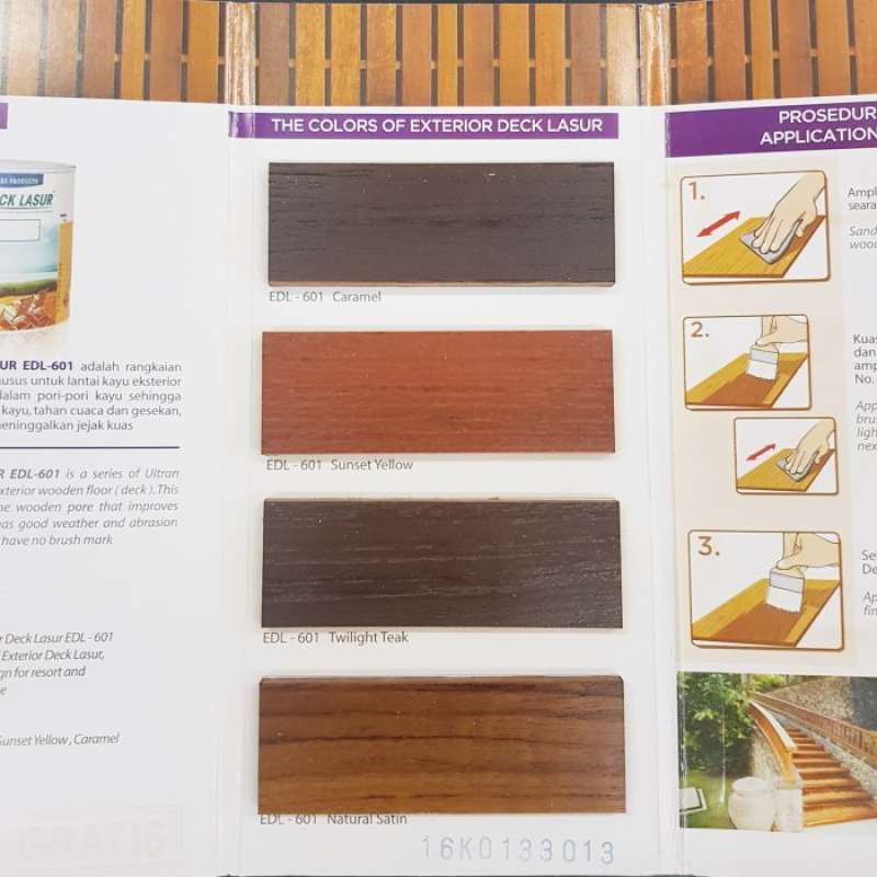 Promo Ultran Deck Lasur Edl-601 Twilight Teak (1 Kg) Diskon 23% Di ...