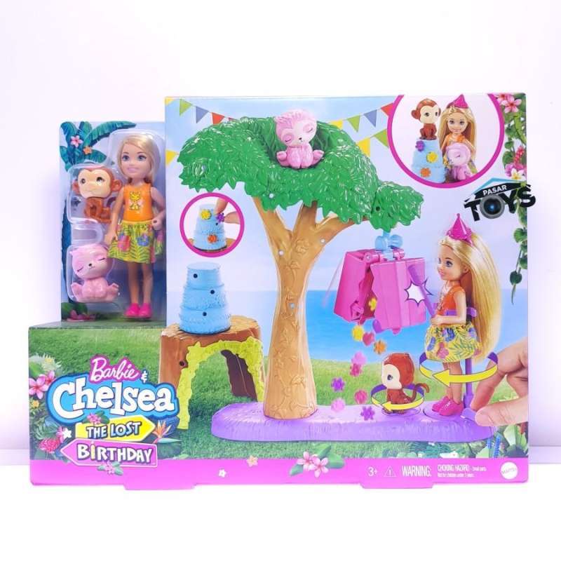 Jual Barbie Chelsea The Lost Birthday Pinata Party Fun Surprise Playset ...